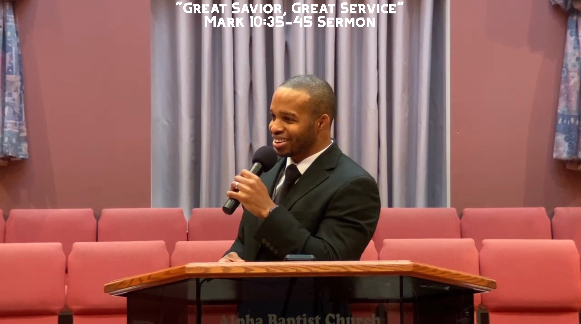 “Great Savior, Great Service” | Mark 10:35-45 Sermon