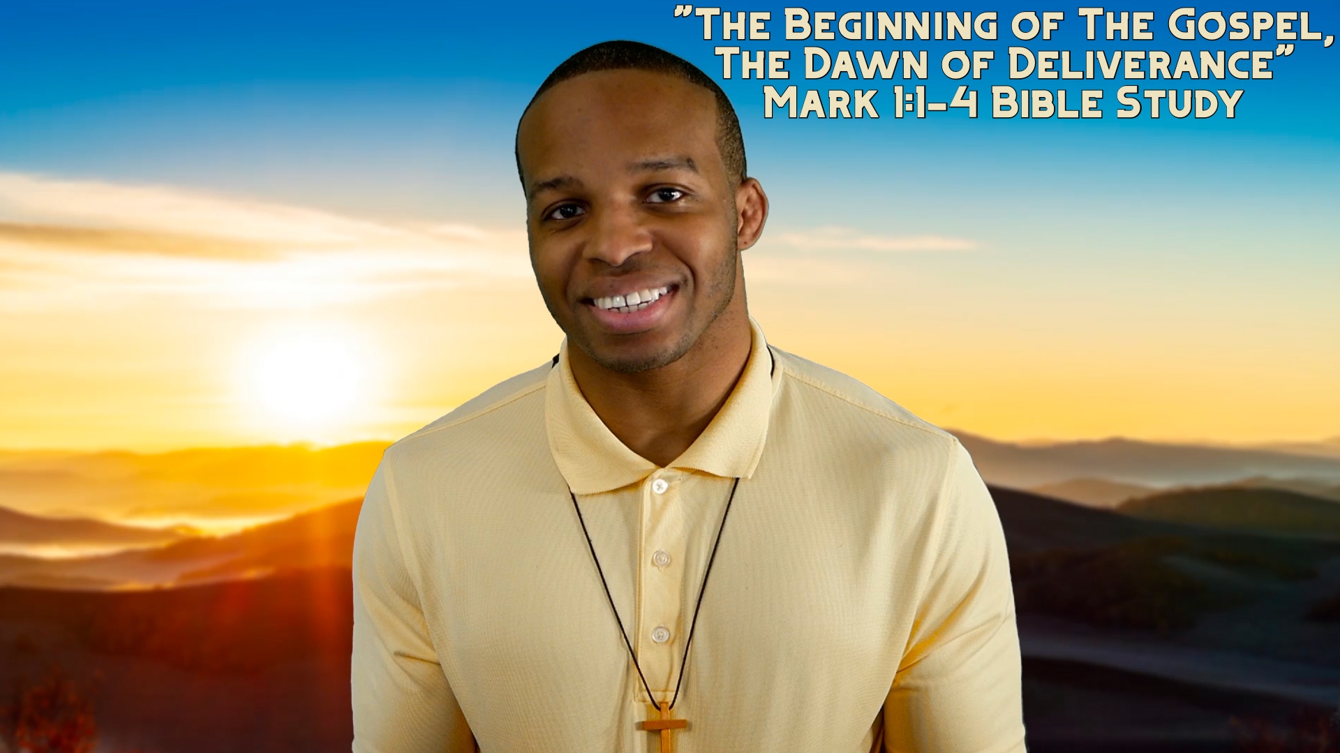 “The Beginning Of The Gospel, The Dawn Of The Deliverance” | Mark 1:1-4 ...